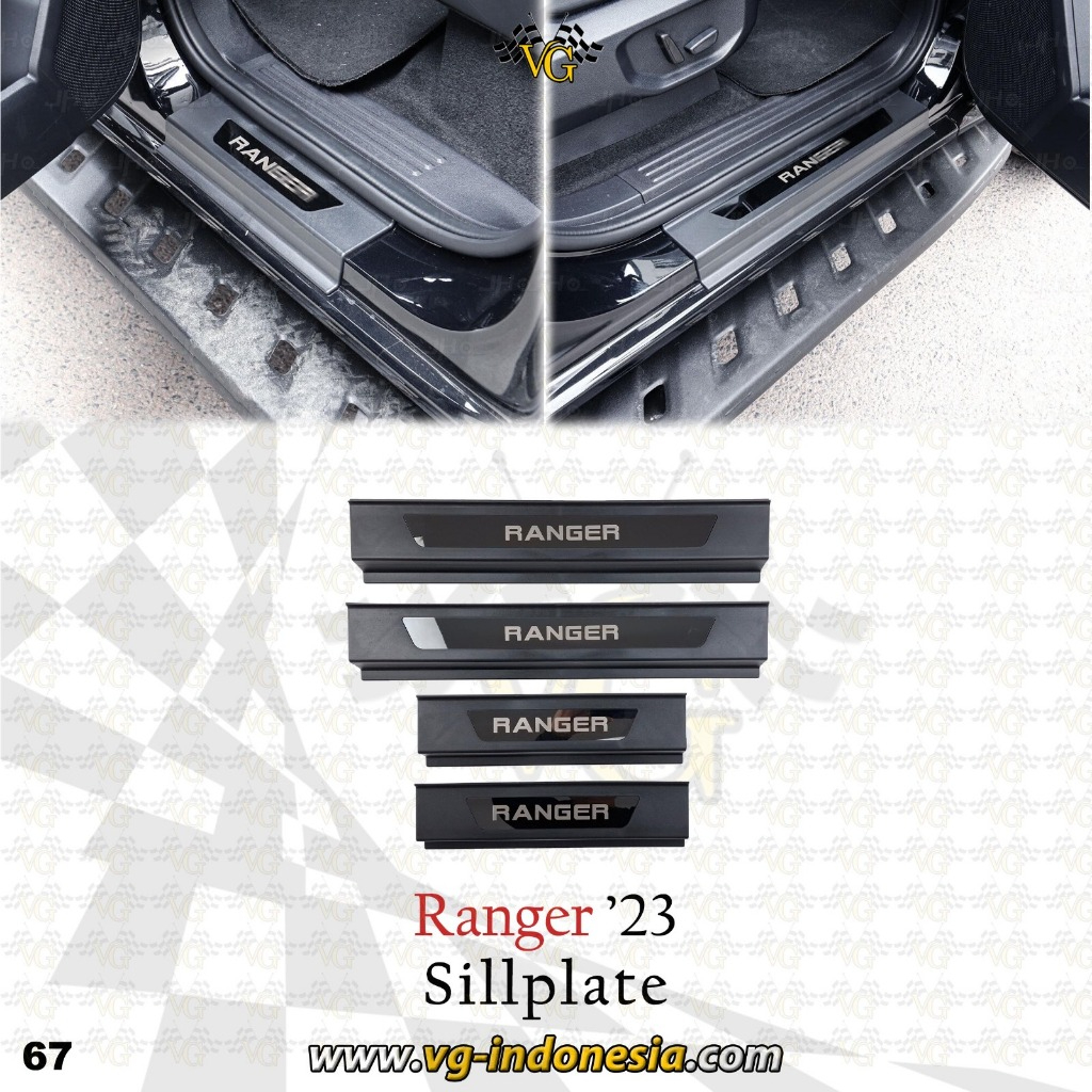 Jual Sill Plate Ranger 2023 - 2025 Sillplate Pelindung Pintu Mobil 4pcs ...