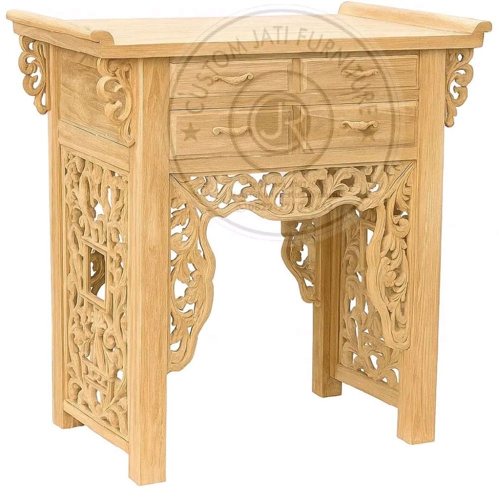Jual meja sembahyang unfinishing | Shopee Indonesia