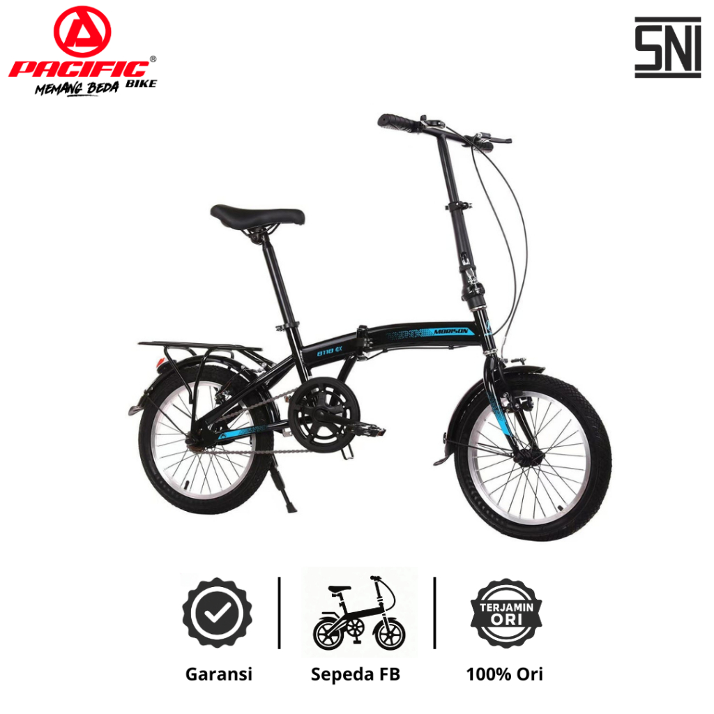 Jual Pacific Bike Sepeda Lipat Dewasa dan Remaja Morison Ukuran Ban 16 ...