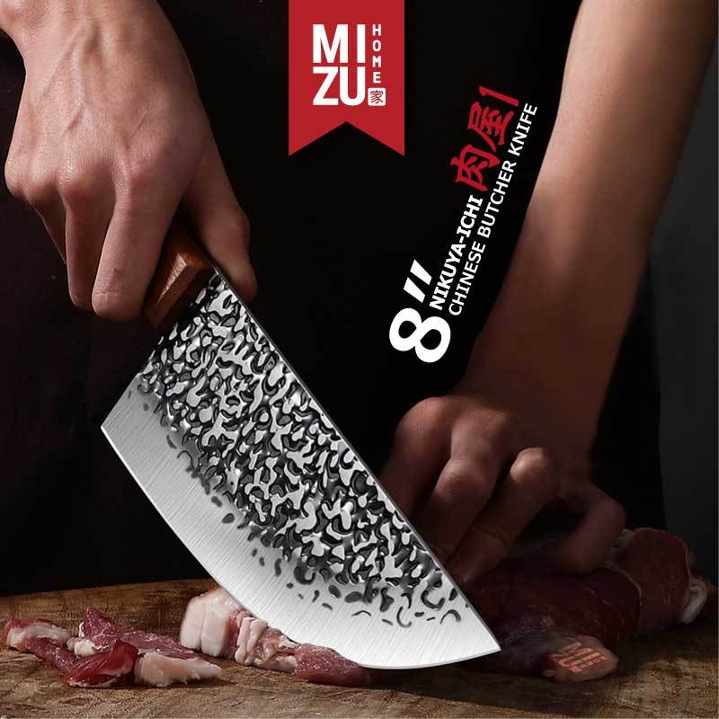 Jual MIZU NIKUYA-ICHI 8" Chinese Butcher Knife Stainless Steel Pisau ...