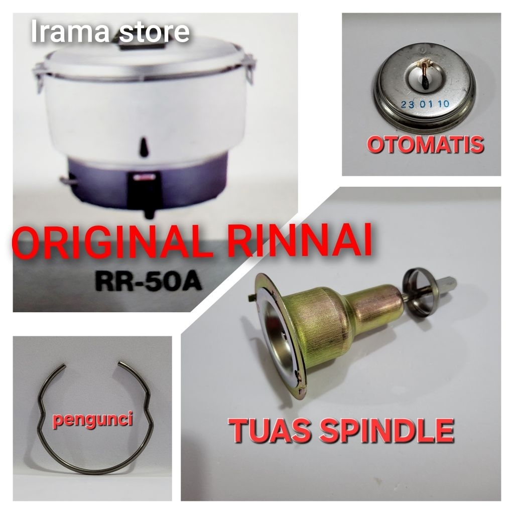 Jual Otomatis Gas Rice Cooker Rinnai RR 50 A, RR 50 RTL, RR 50 Original ...