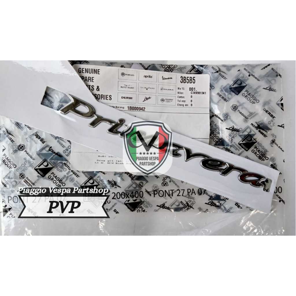 Jual Sticker Primavera Body Samping Ori Emblem Logo Sticker Body Vespa ...