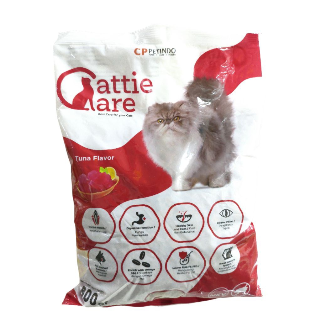 Jual cattie care adult dry food pakan kucing 800gr | Shopee Indonesia