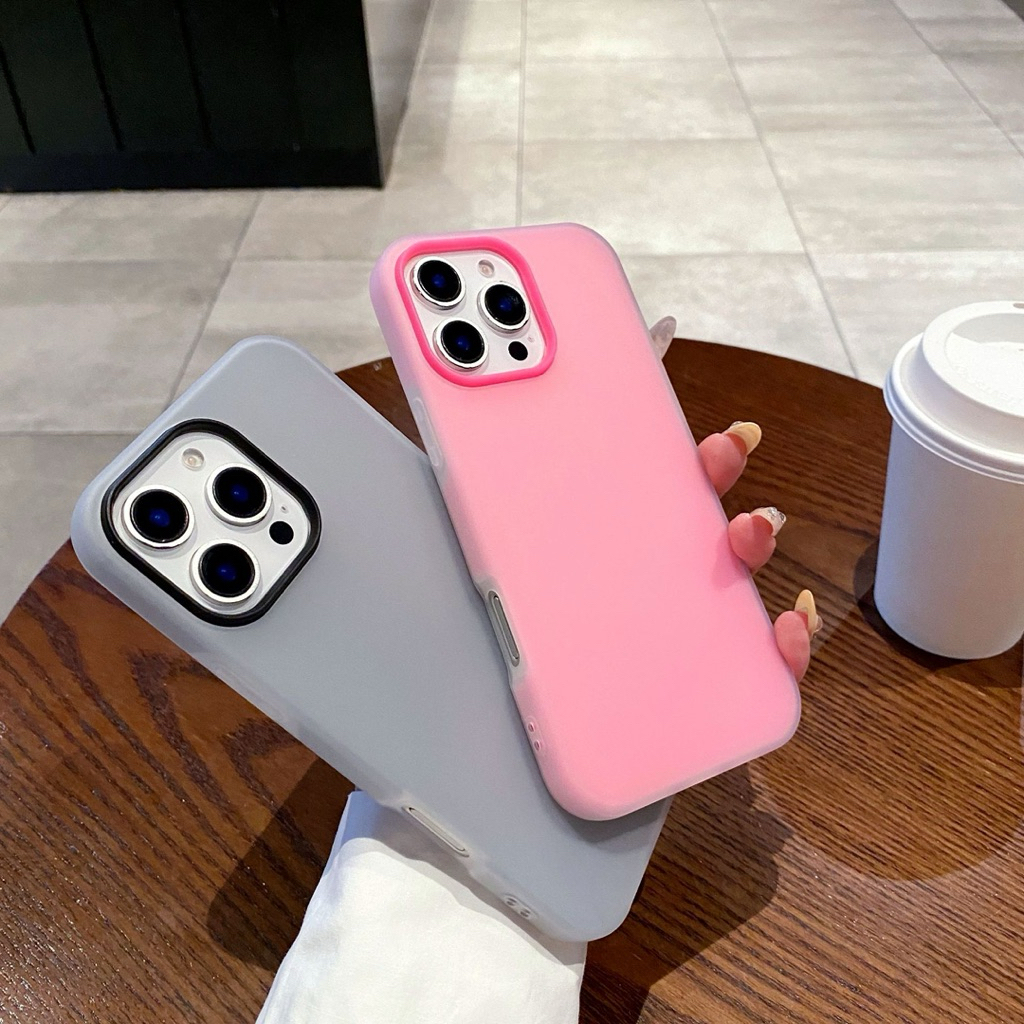 Jual 2 in 1 PASTEL COLOR CASE COMPATIBLE FOR IPHONE 11 12 13 14 15 16 ...
