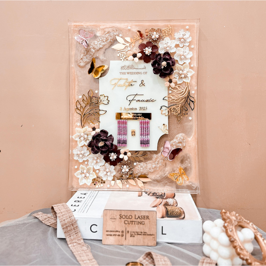 Jual New Mahar Resin Full Akrilik MAHAR PERNIKAHAN WEDDING | Shopee ...