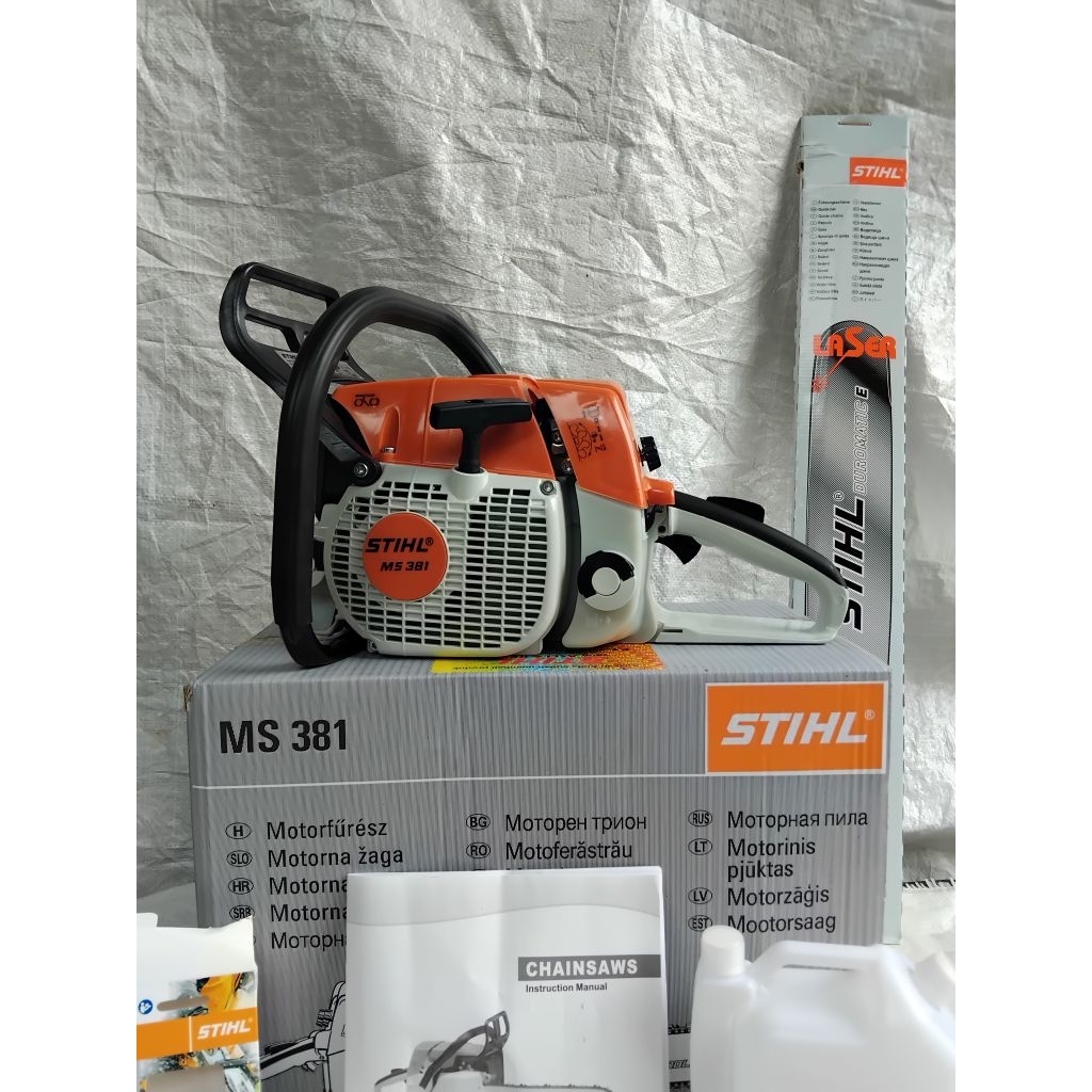 Jual MESIN MS381 STIHL CHAINSAW GERGAJI POTONG KAYU MS 381 STIHL BAR 25 ...