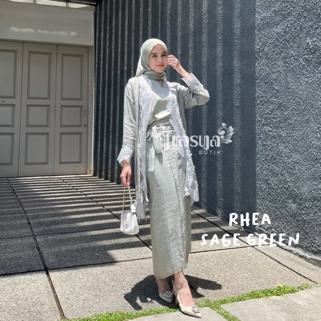 Jual Set Kebaya Outer Lace Renda Viscose | Shopee Indonesia