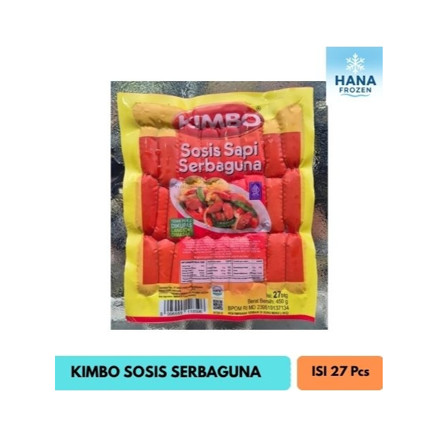 Jual Kimbo Sosis Sapi Serbaguna 450 Gram Isi 27 Pcs | Shopee Indonesia