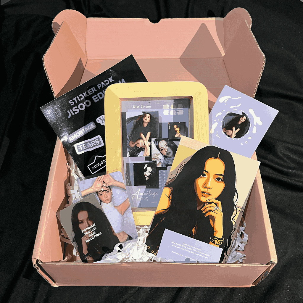 Jual JISOO “Amortage” Fanbox Set Merchandise Edisi Terbatas - Hiasan ...