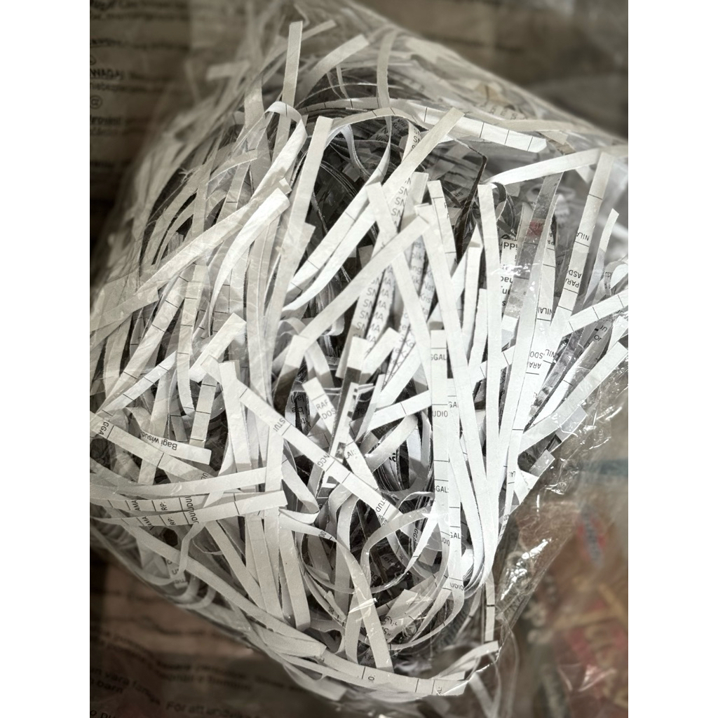 Jual 100gr SHREDDED RECYCLED PAPER | isi gift filler box filer isi ...