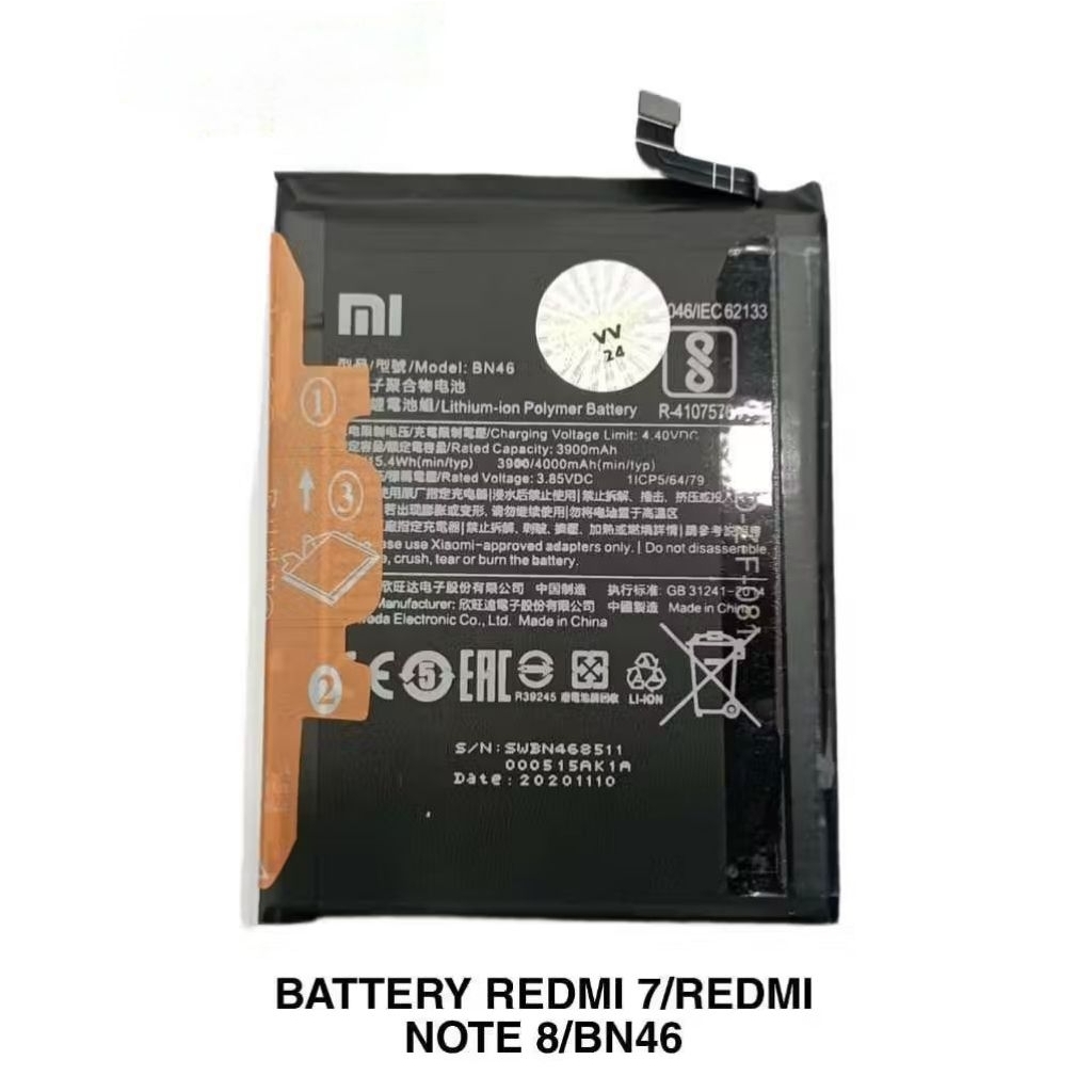 Jual Baterai Batre Battery Xiaomi REDMI 7 / REDMI NOTE 8 ORIGINAL 100% ...