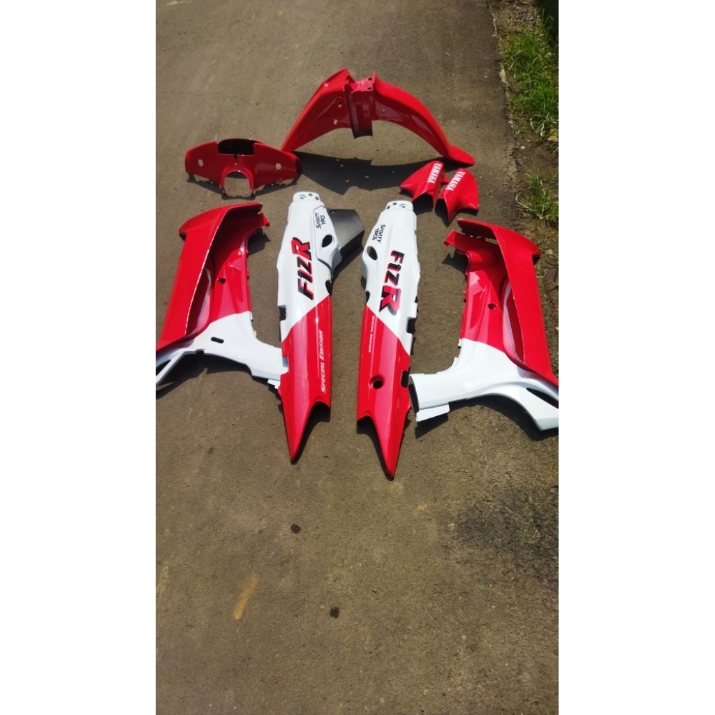 Jual fullset body halus fizr merah putih murah | Shopee Indonesia