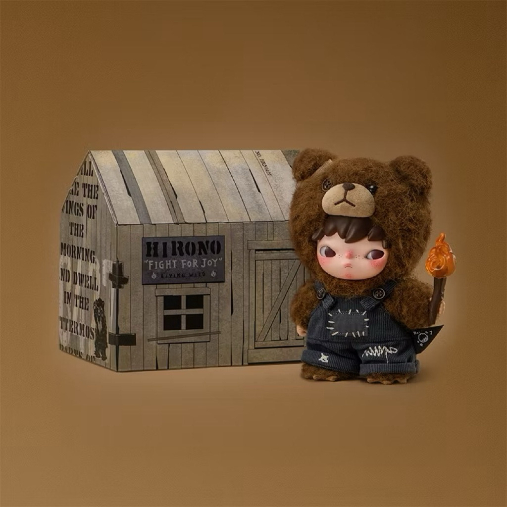 Jual POP MART Hirono Living Wild - Fight for Joy Plush Doll Action ...