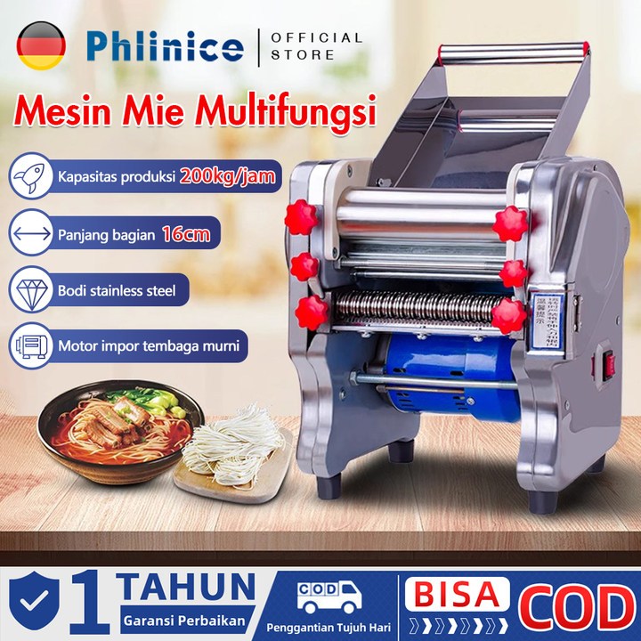 Jual Phlinice Mesin mie rumah/komersial multifungsi 550W Electric ...