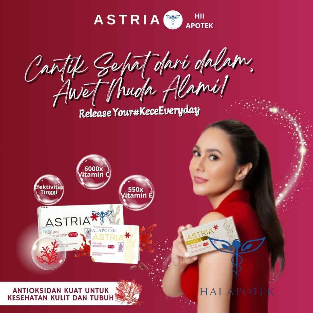 Jual Astria Force | Astria | Astaxanthin 4 & 6 Mg - 1 Box isi 2strip ...