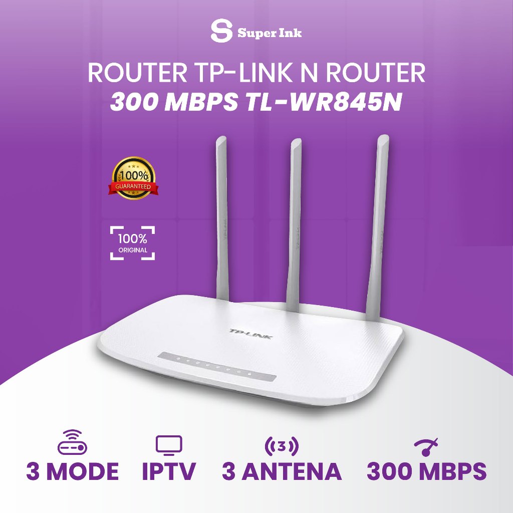 Jual TP-Link TL-WR845N – Modem + Router WiFi 300 Mbps Wireless N Router ...
