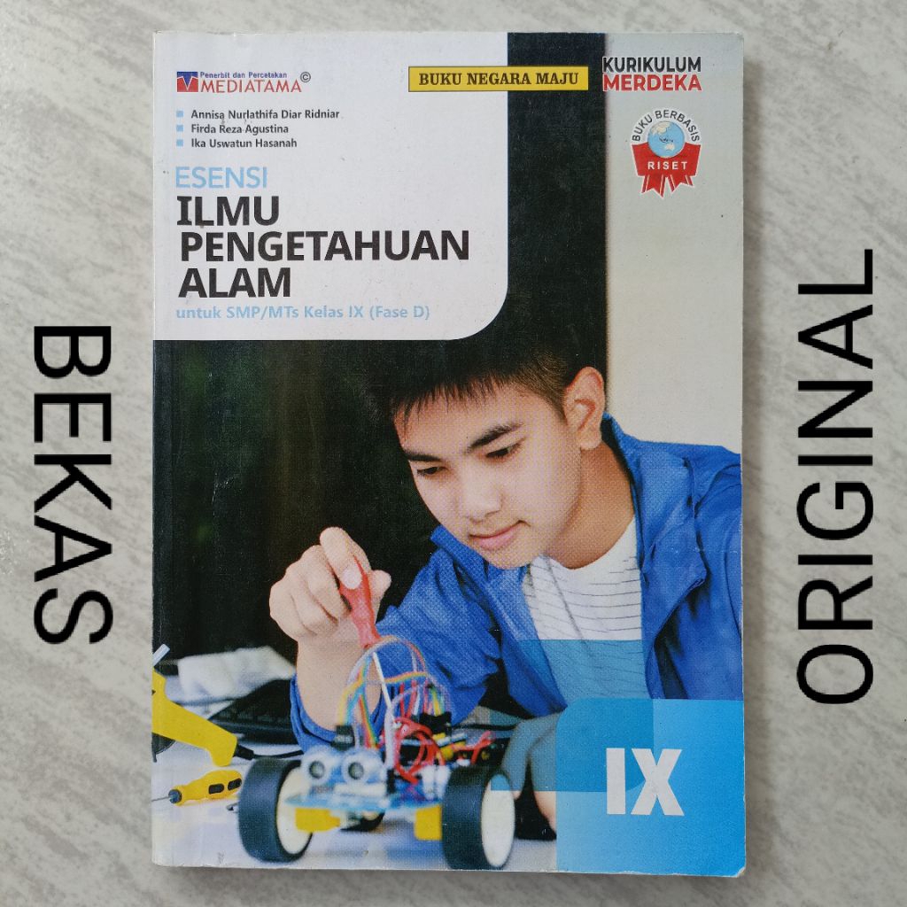 Jual Buku Esensi IPA Ilmu Pengetahuan Alam Kelas 9 IX 3 III SMP MTS Penerbit Mediatama Kurikulum ...
