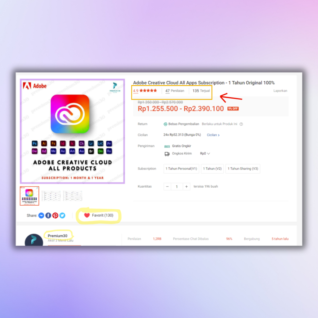 Jual Adobe Creative Cloud - 1 Year - Private | Shopee Indonesia