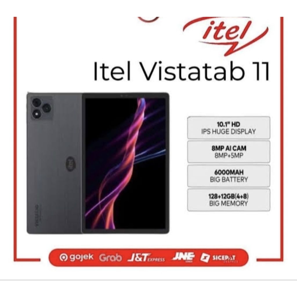 Jual ITEL VISTA TAB 11 RAM 4+4/128 GARANSI RESMI ITEL | Shopee Indonesia