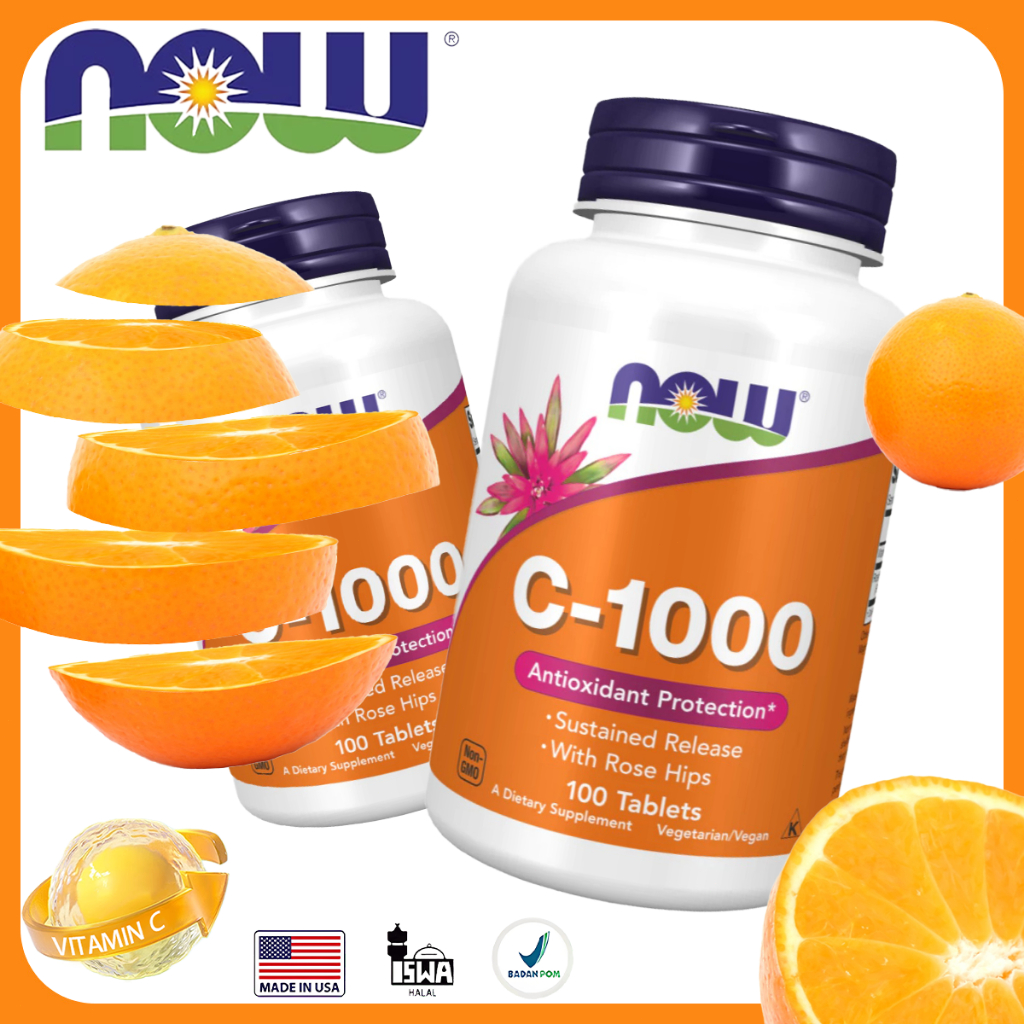 Jual Now Vitamin C 1000 【100% Original】RH SR 100 Tablets Vitamin Untuk ...