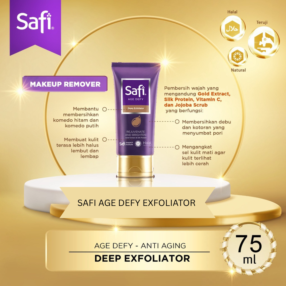 Jual Safi Age Defy Exfoliator - 75g | Exfoliator Safi | Shopee Indonesia