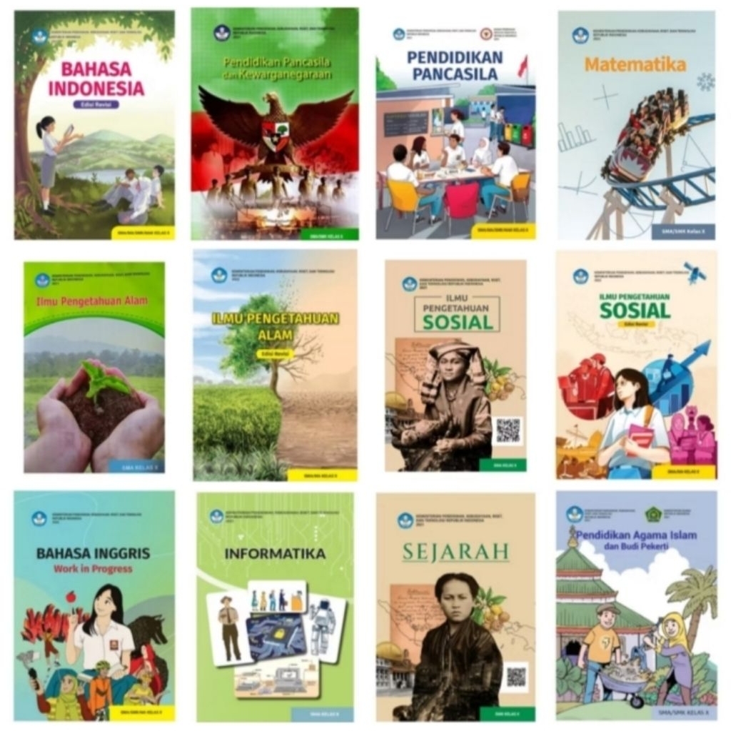Jual ORI harga satuan buku teks siswa Dikbud kurikulum merdeka untuk SMA/SMK kelas 10 edisi ...