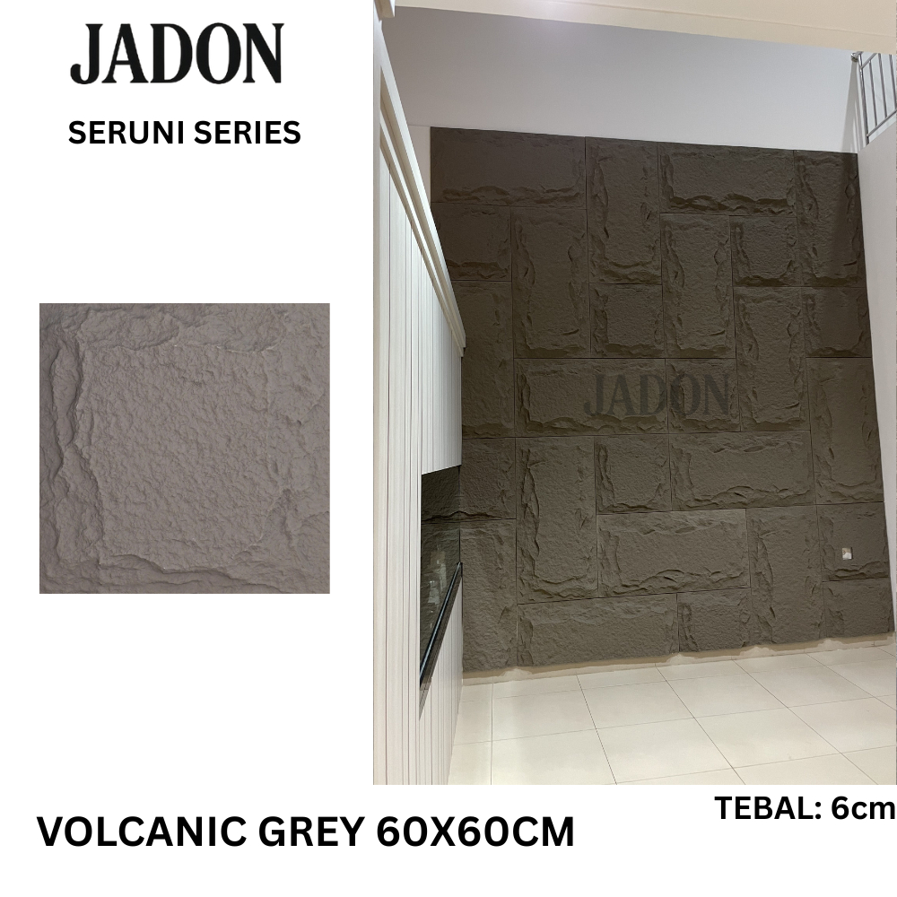 Jual PU Stone Rock Wall Panel Dinding Motif Batu Alam 60cm x 60cm x 6 ...