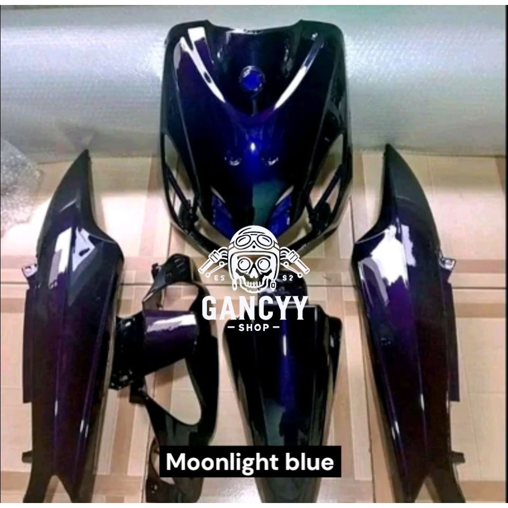 Jual Fullset Cover Body Halus Yamaha Mio Sporty Moonlight Blue/Mio ...