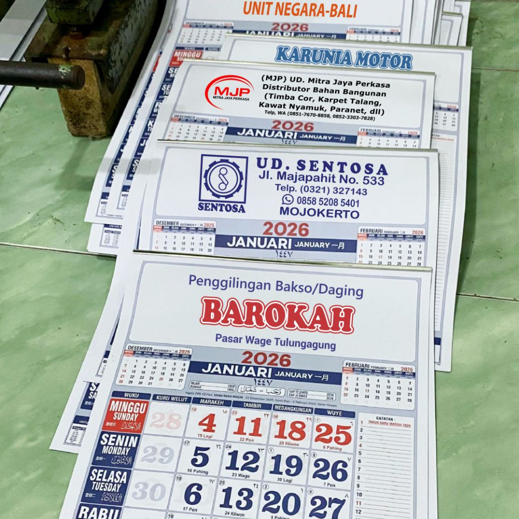 Jual PROMO KALENDER CUSTOM DINDING 12 HALAMAN 2026 / KALENDER CUSTOM ...