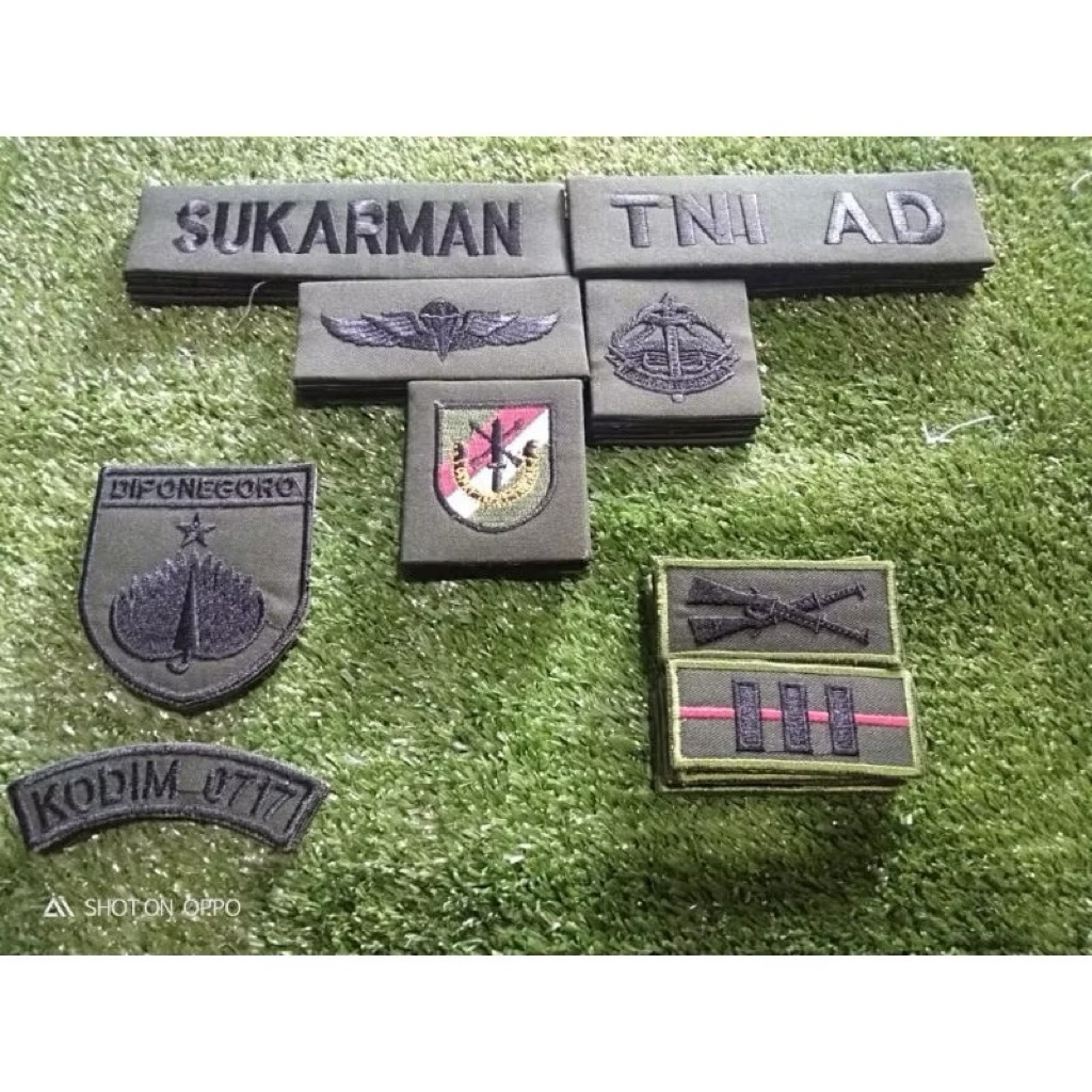 Jual BORDIR PAPAN NAMA PDL TNI PERKERAS 1SET LENGKAP | Shopee Indonesia