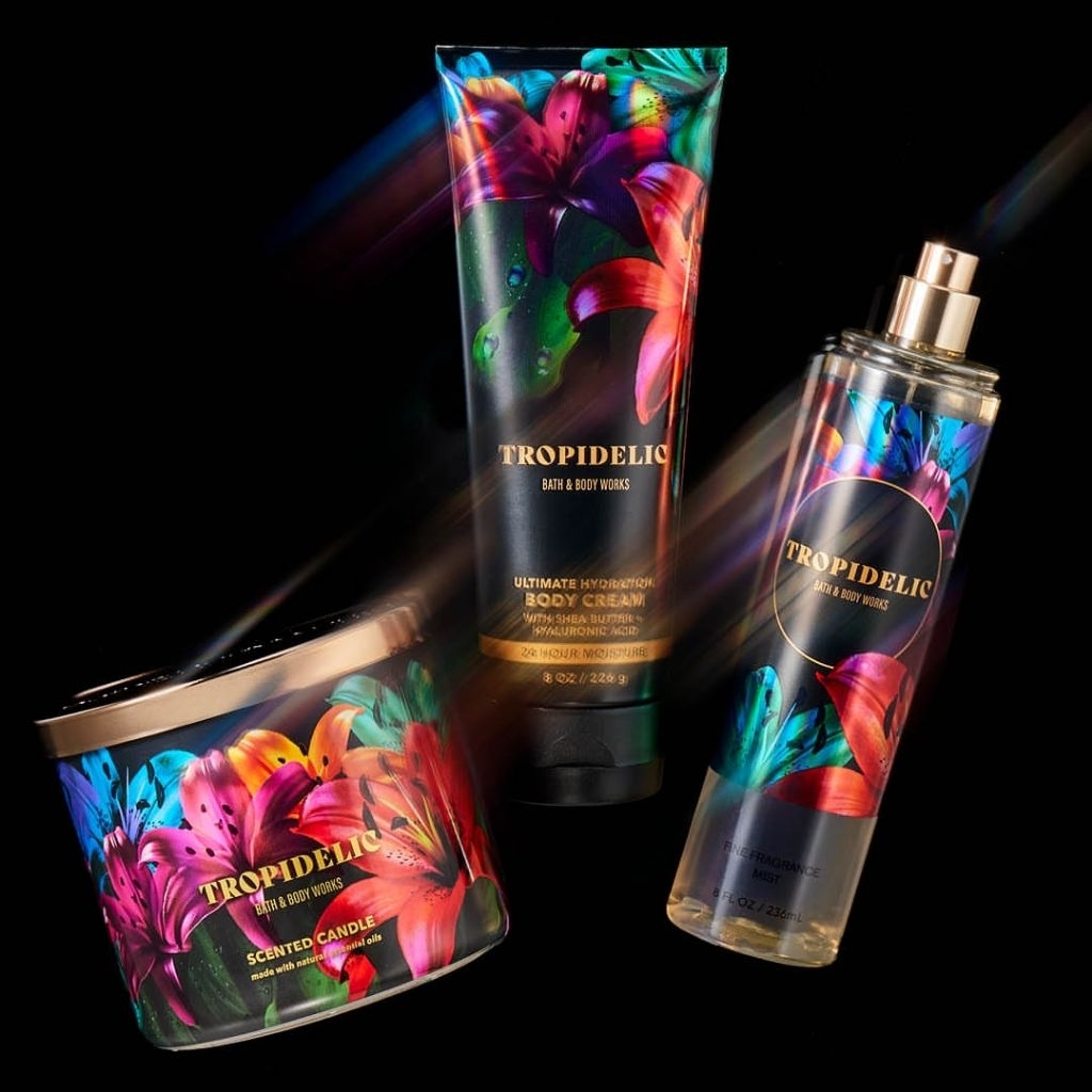 Jual BBW TROPIDELIC SERIES PINEAPPLE MANGO TROPICAL DIAMOND SHIMMER ...