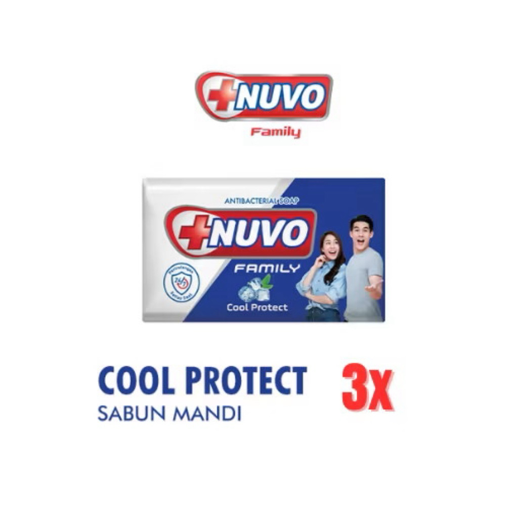 Jual NUVO COOL PROTECT ISI 3PCS / NUVO SABUN MANDI BATANG 72GR | Shopee ...