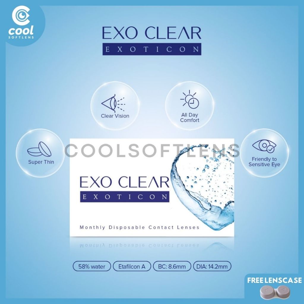 Jual Softlens X2 EXO CLEAR & MILENS CLEAR & NEWBLUK CLEAR & CLEAR EYES ...