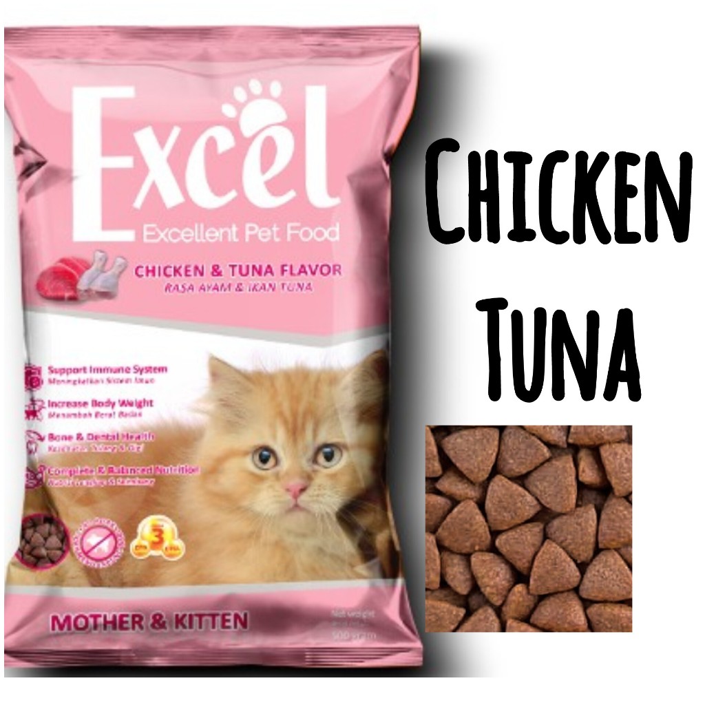 Jual EXCEL KITTEN 500gr / excel pakan anak kucing | Shopee Indonesia
