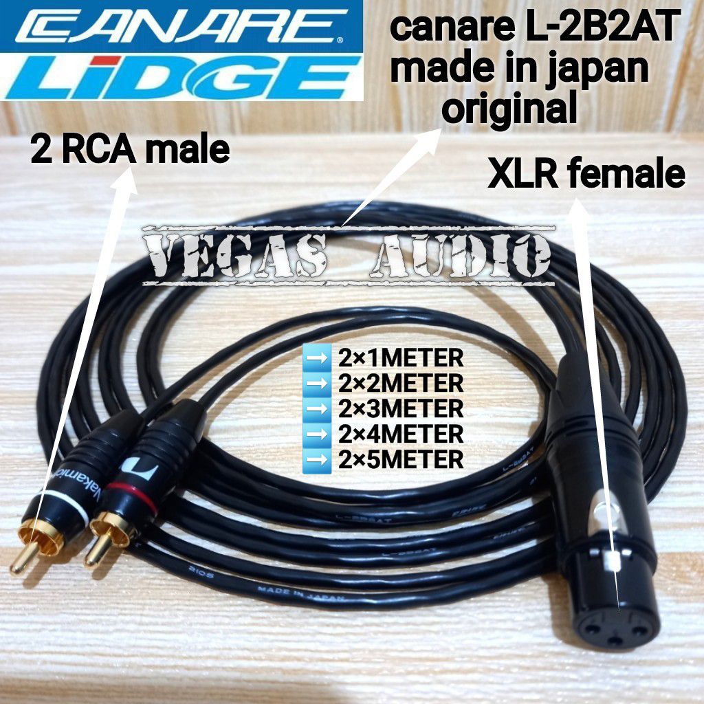 Jual KABEL AUDIO CABANG CANARE ORIGINAL UKURAN KECIL JACK GOLD PLATE ...
