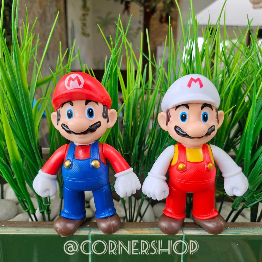 Jual [CornerShop] Figurine Super Mario Bros Action Figur Miniatur ...