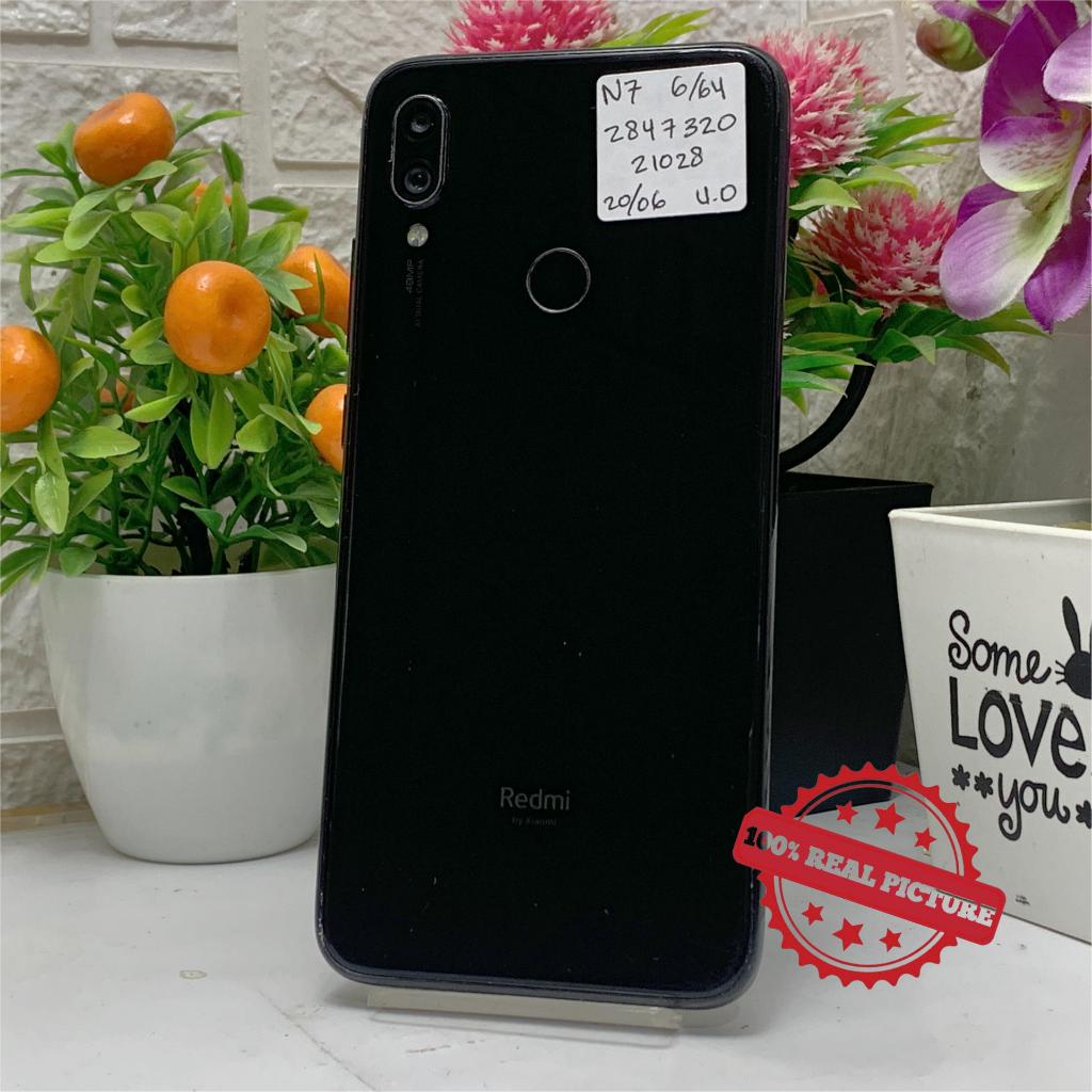 Jual Xiaomi Redmi Note 7 6/64GB Hitam Bekas Second Original | Shopee Indonesia