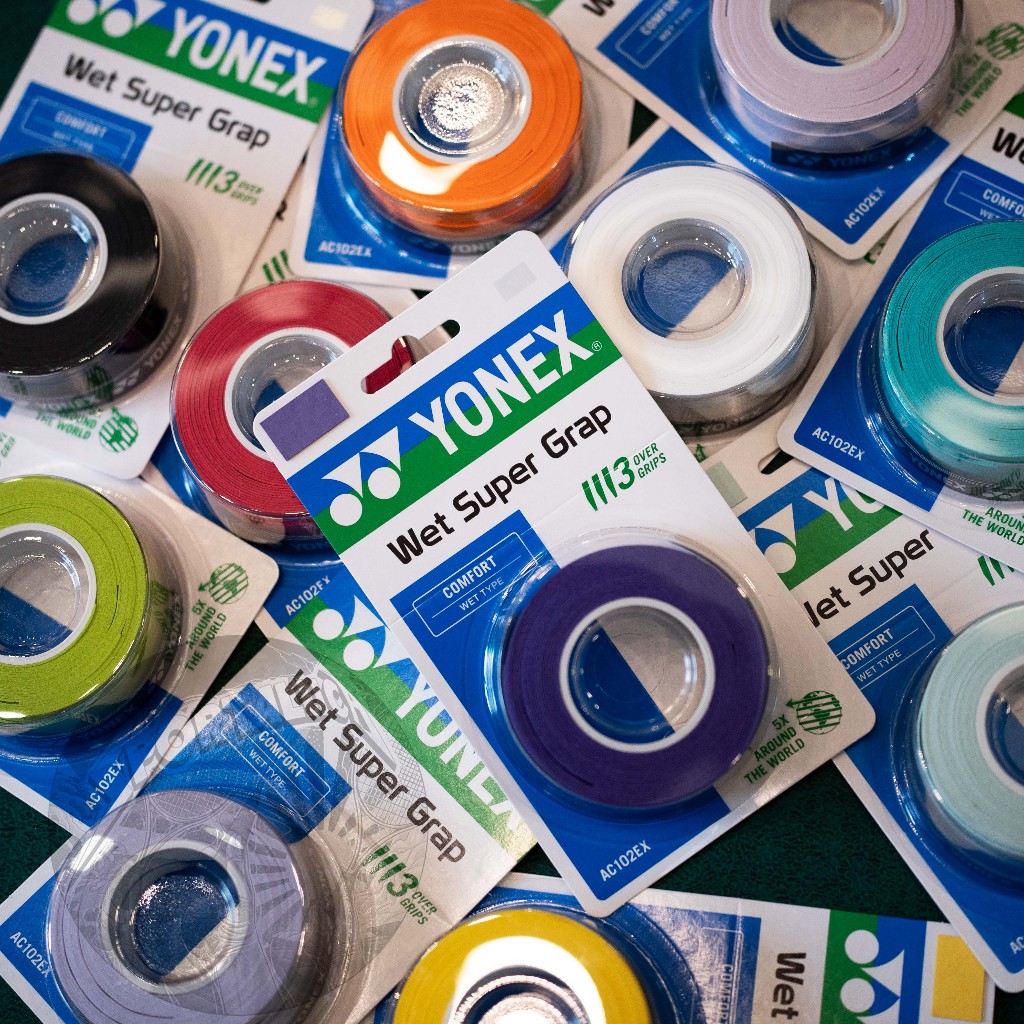 Jual Grip Raket Yonex AC102 EX / AC 102 EX / AC102EX Super Grap 3 Wraps | Shopee Indonesia