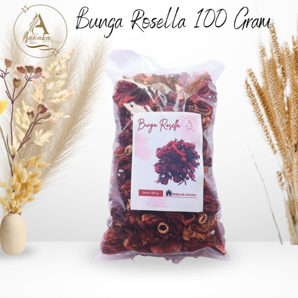 Jual Bunga Rosella kering 100gr Kualitas Bagus organik - Teh Bunga ...