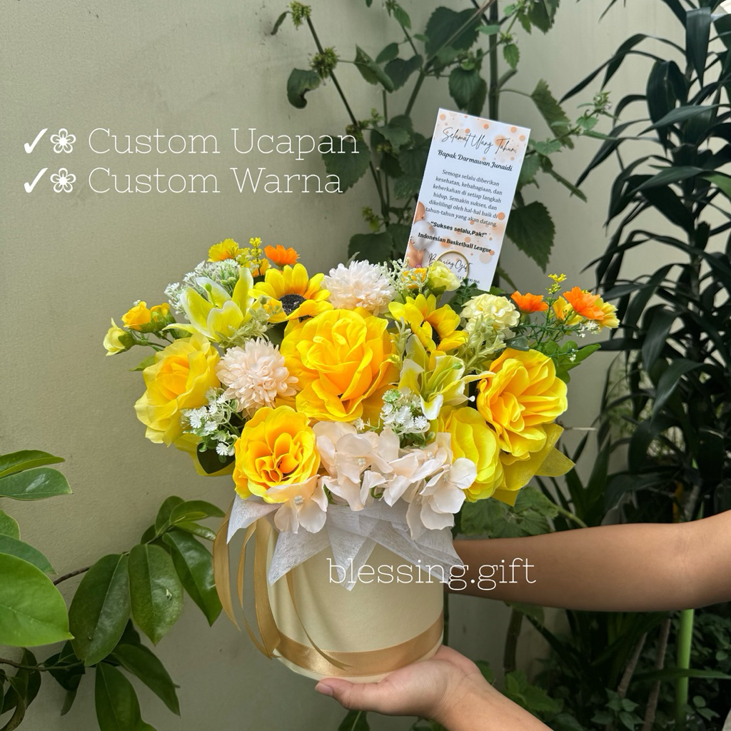 Jual [ INSTAN•READY] Bunga Opening Store Bloom Box Bunga Ulang Tahun ...