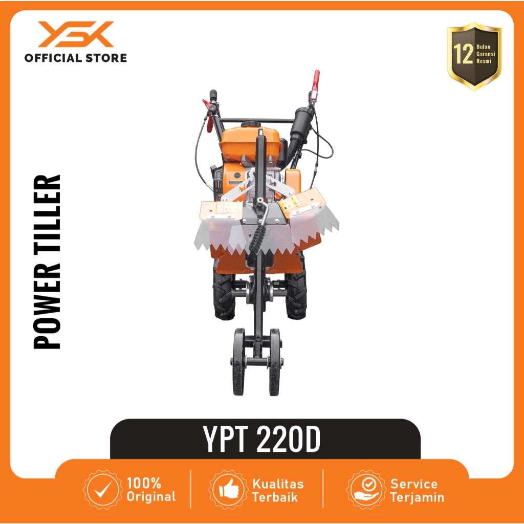 Jual Mesin Pengolah Tanah | Power Tiller Yasuka YPT-220 D | POWER ...