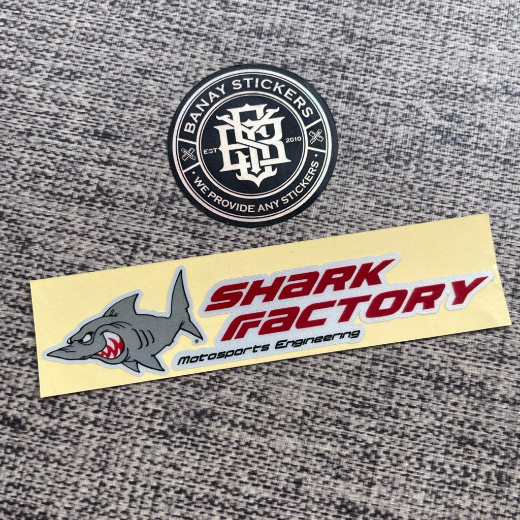 Jual Sticker Stiker Shark Factory Princutt | Shopee Indonesia