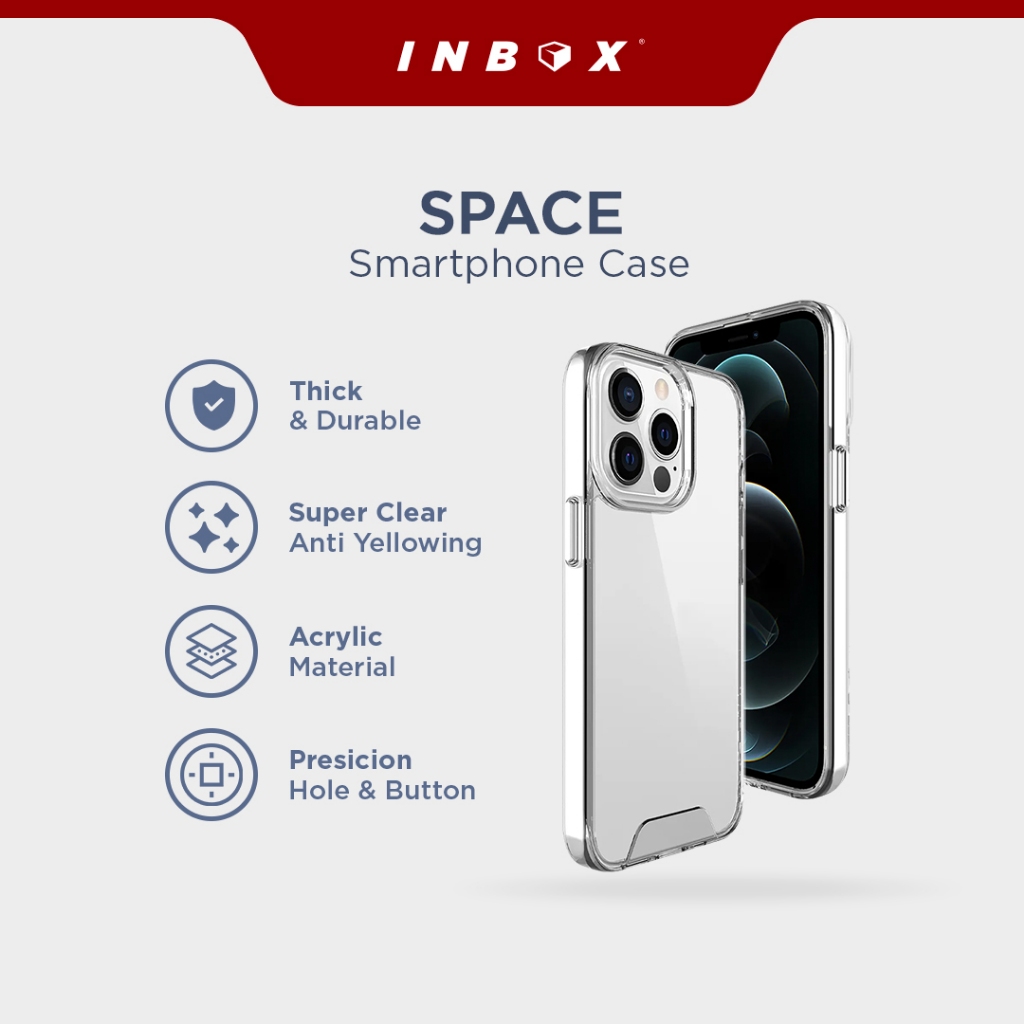 Jual Inbox Acrylic Space Case for iPhone 11 12 13 14 15 16 17 Pro Max ...