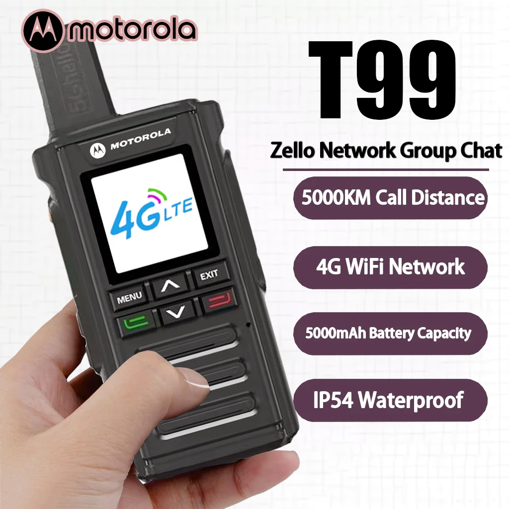 Jual Motorola T99 Applicable To POC Zello Walkie Fleet HT Walkie Talkie ...