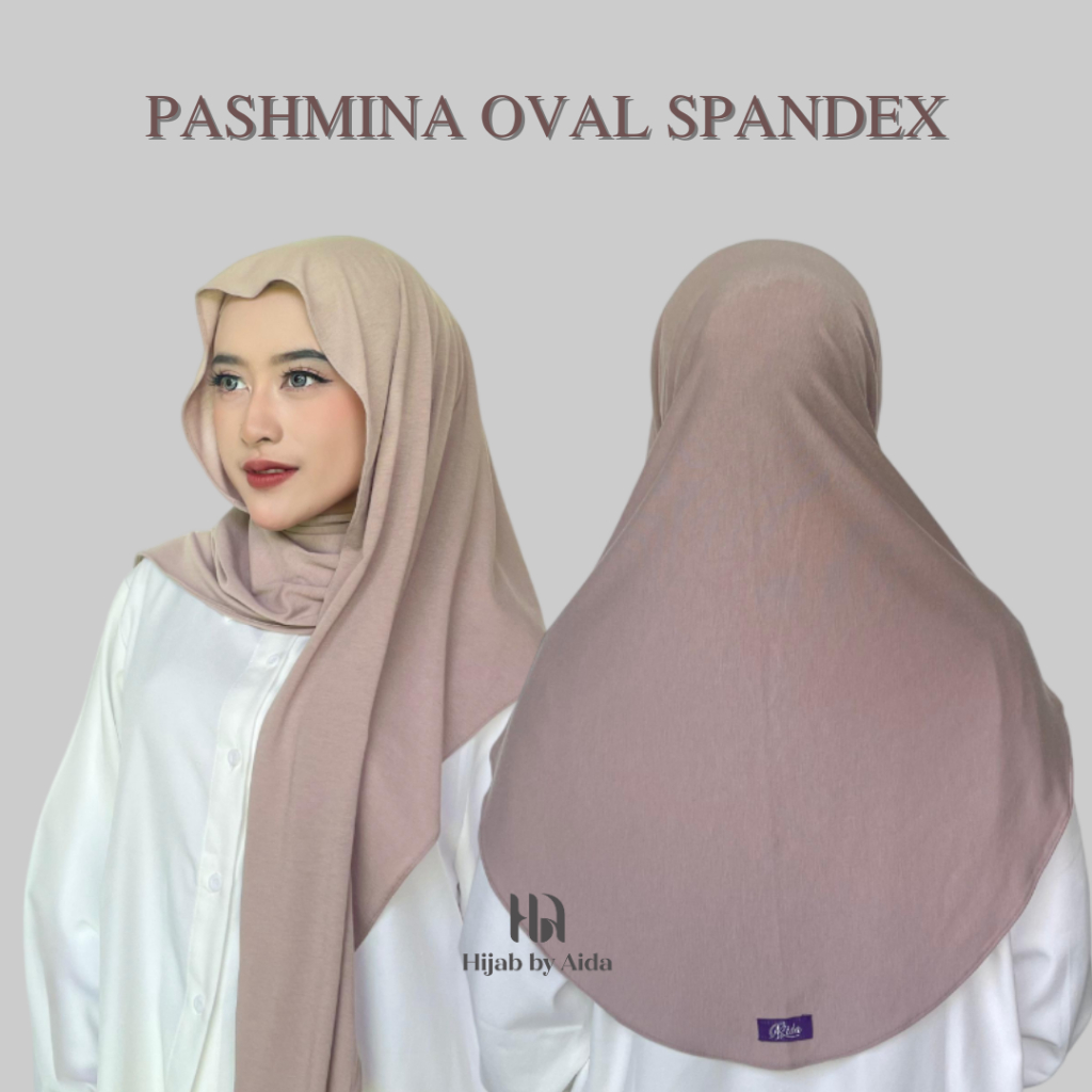 Jual Pashmina Kaos Oval Rayon Spandex Super Flowly | Shopee Indonesia