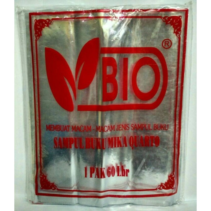 Jual Sampul Plastik Mika BIO Ukuran Quarto ( 22 x 33 cm ) untuk Buku ...