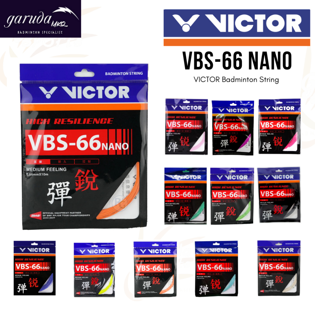 Jual Senar Victor VBS 66 Nano / Senar Bulu tangkis Victor VBS 66 nano ...