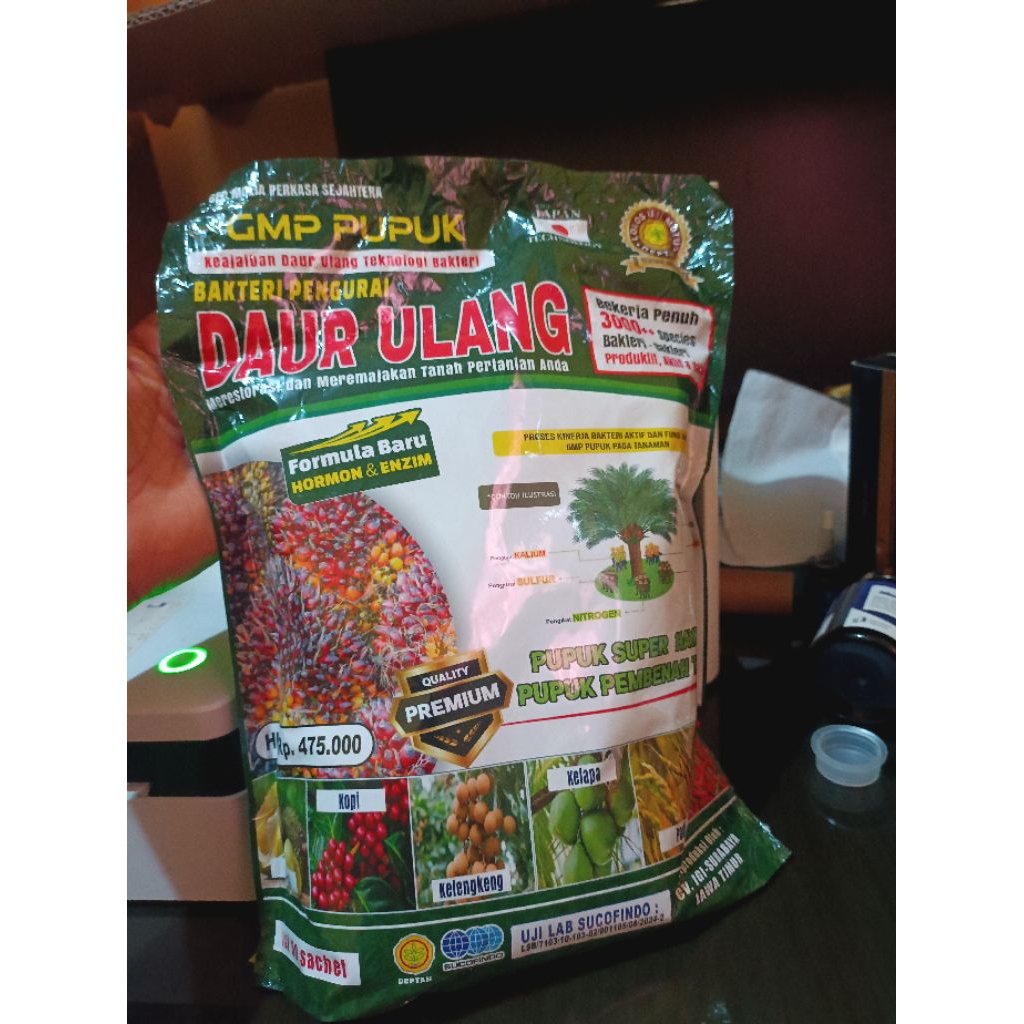 Jual 1 PACK PUPUK GMP DAUR ULANG ISI 50 SACHET || BSJ BERKAH AGRO TANI ...