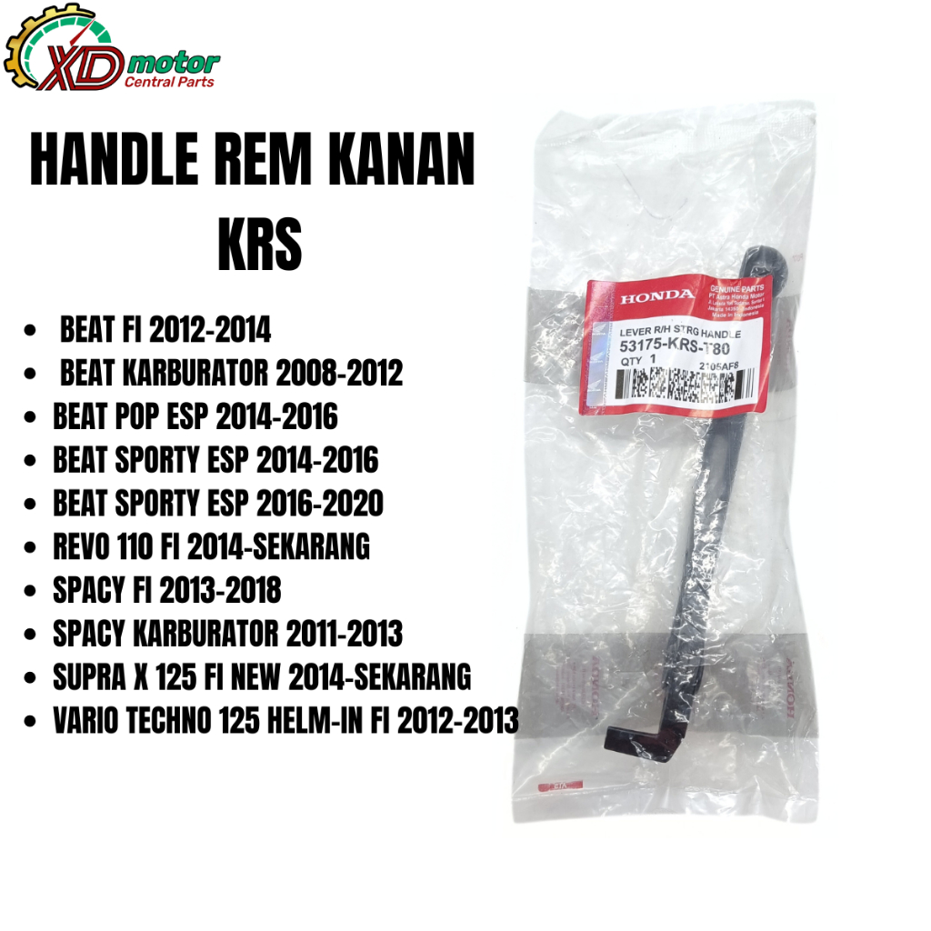 Jual HANDLE REM KANAN KRS HONDA BEAT FI BEAT POP BEAT SPORTY REVO 110 ...
