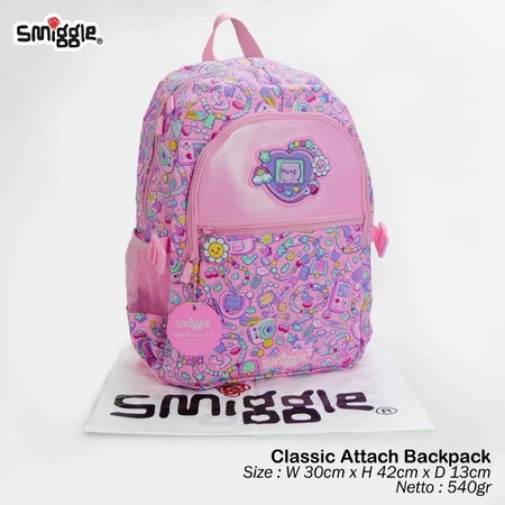 Jual Smiggle Supercharge cat/backpack/lunchbag/pencilcase | Shopee ...